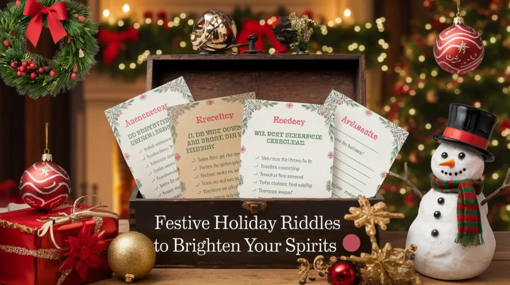 157+ Festive Holiday Riddles to Brighten Your Spirits 🎄 - riddlespuzzle.com