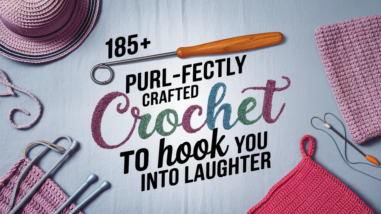 185+ Purl-fectly Crafted Crochet Puns to Hook You into Laughter ...