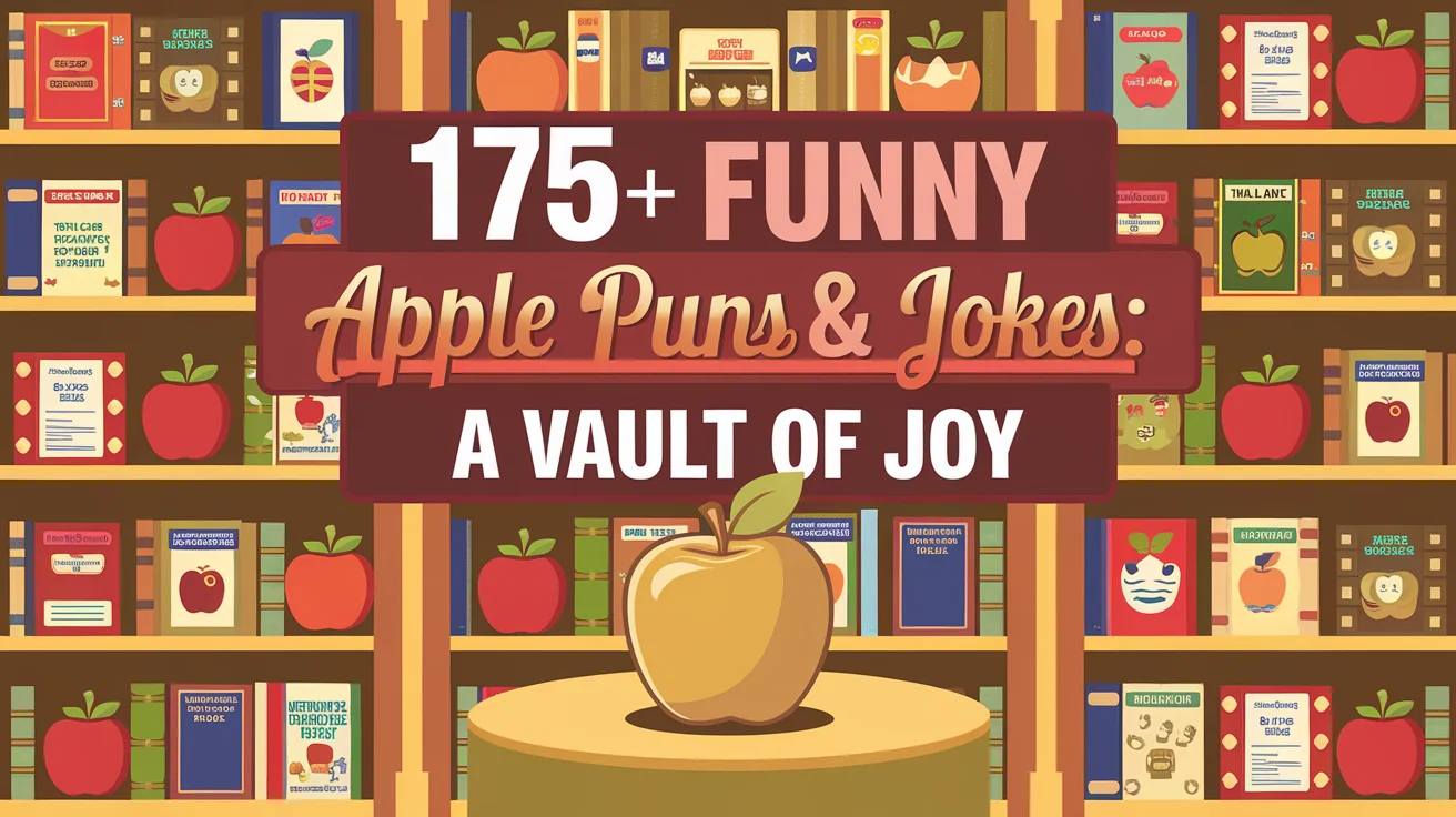 175+ Funny Apple Puns & Jokes: A Vault of Joy - riddlespuzzle.com