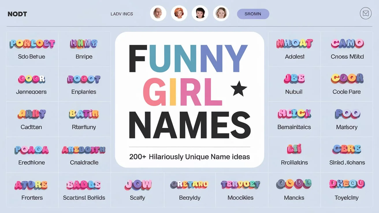 Funny Girl Names: 200+ Hilariously Unique Name Ideas - riddlespuzzle.com