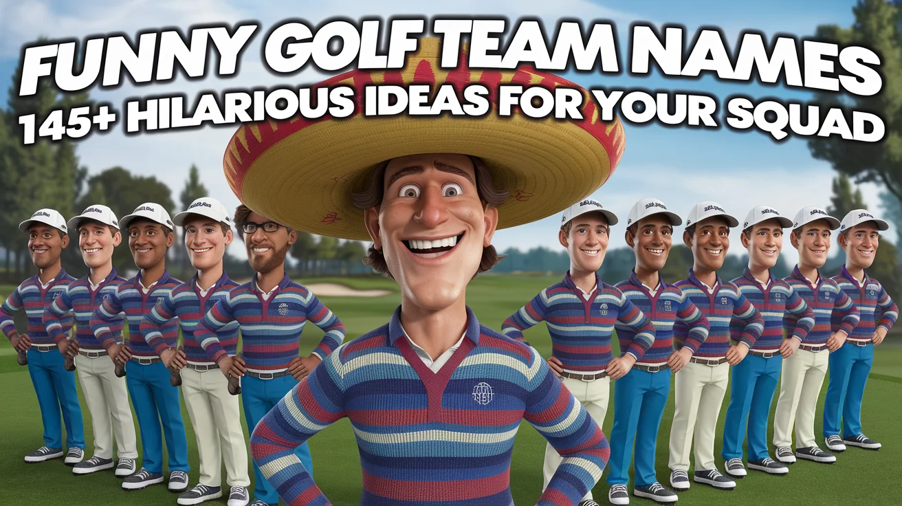Funny Golf Team Names: 145+ Hilarious Ideas for Your Squad ...